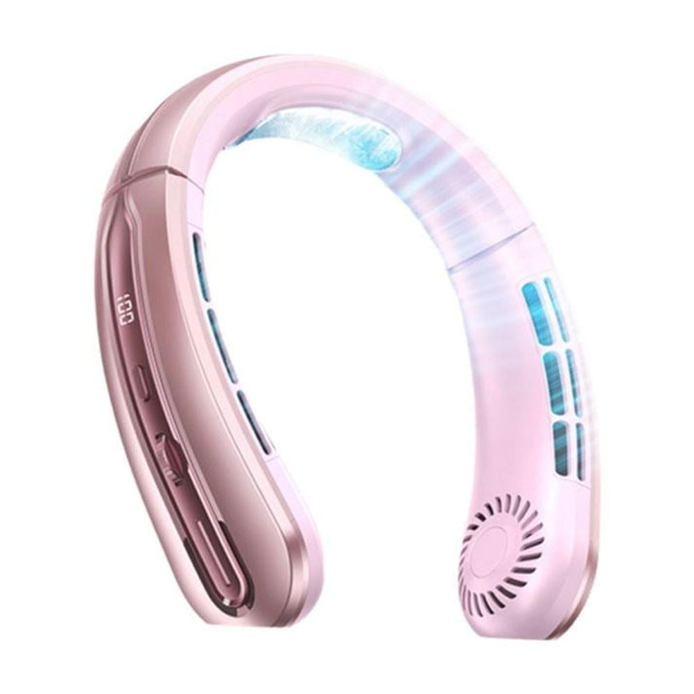 Portable Neck Fan, 2000mAh Battery Operated Wearable Fan, USB ...