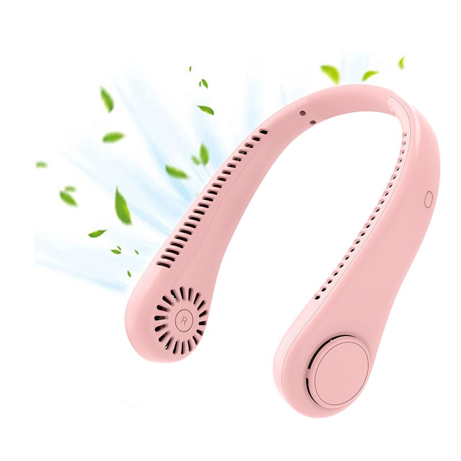 Portable Neck Fan, 3 Speed Adjustable, 360° Cooling, Super Quiet, No ...