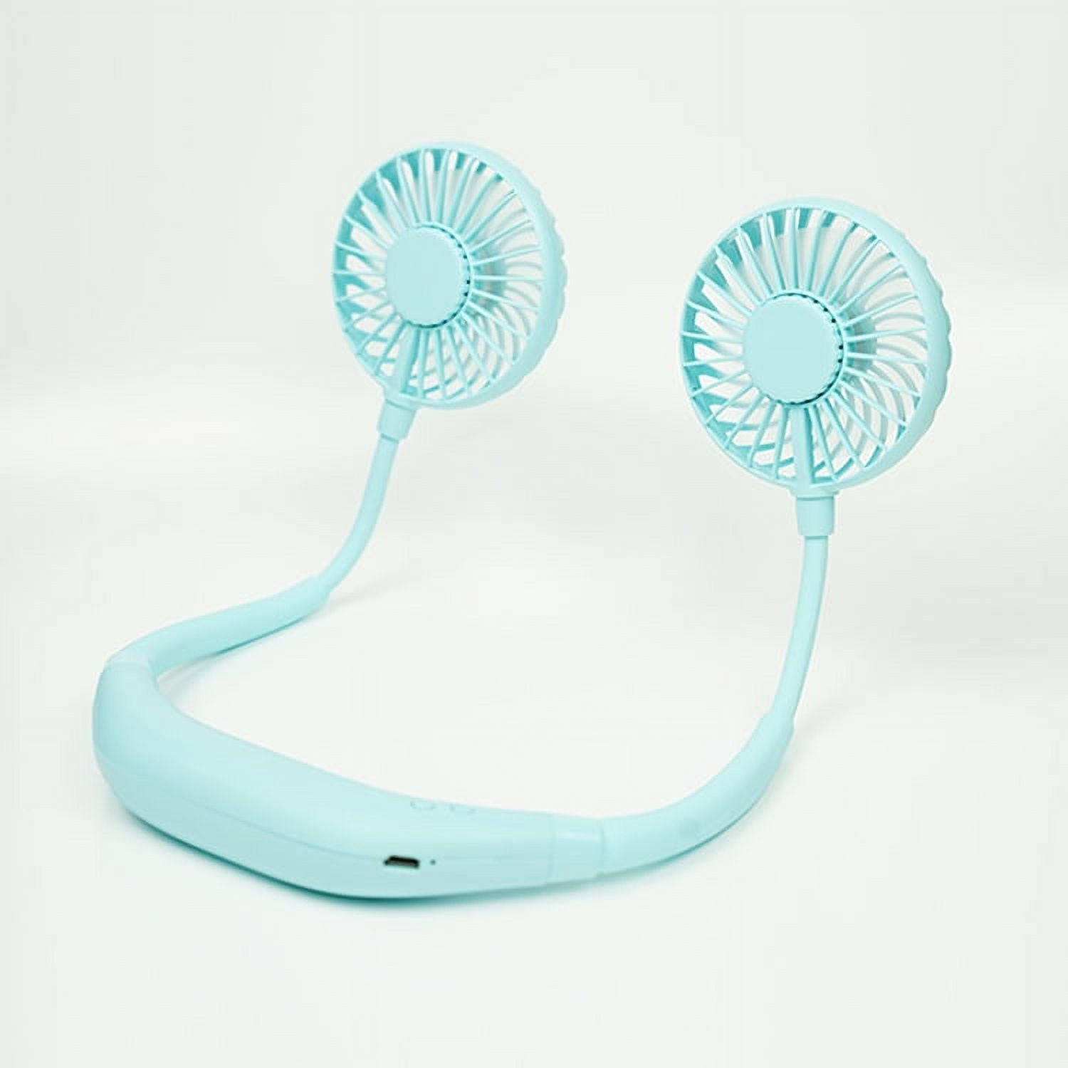 Portable Neck Fan, Color Changing LED, with Aromatherapy, 360® Free ...