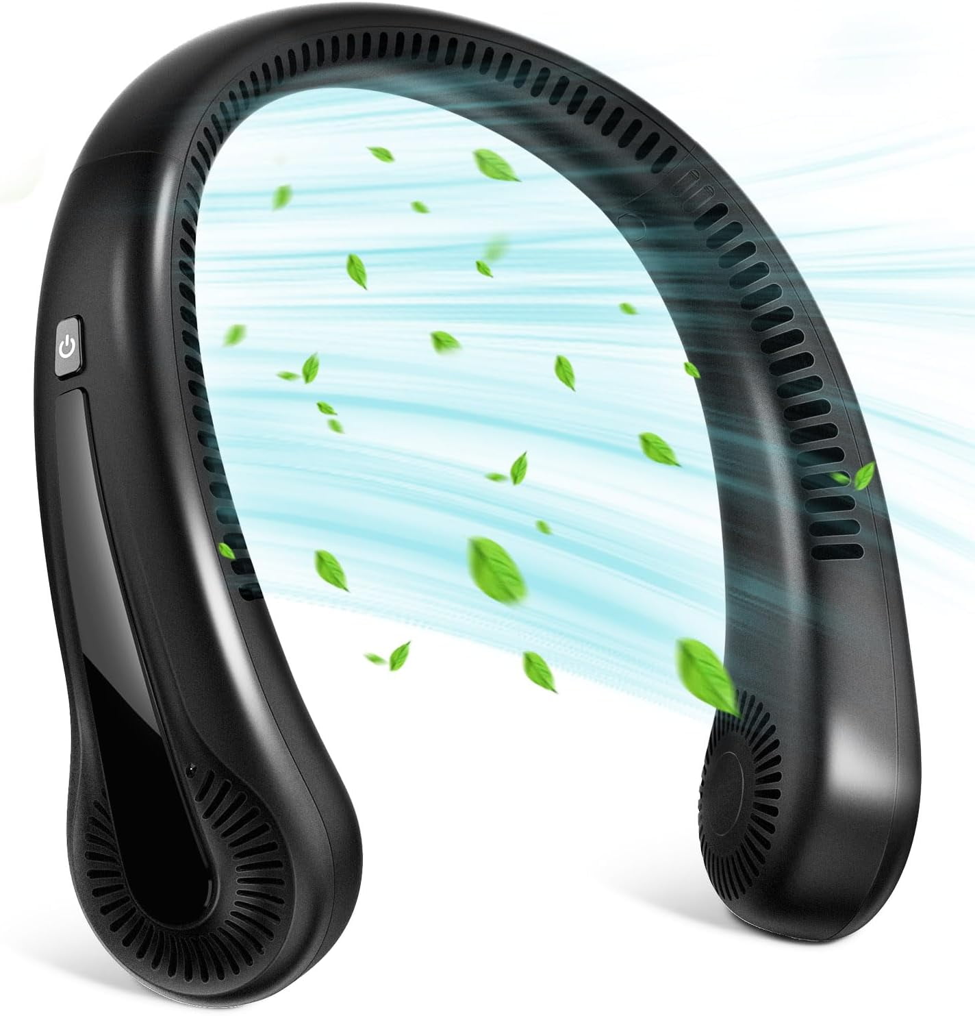 Portable Neck Fan, Neck Cooling Fan, 5000mAh Rechargeable Personal ...