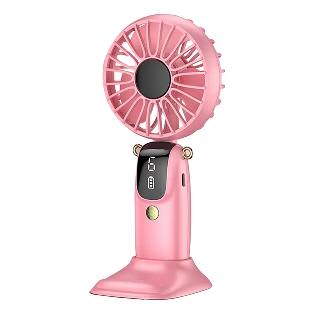 Portable Neck Fan Mini Cooling Fan Compact Lightweight Phone Stand ...