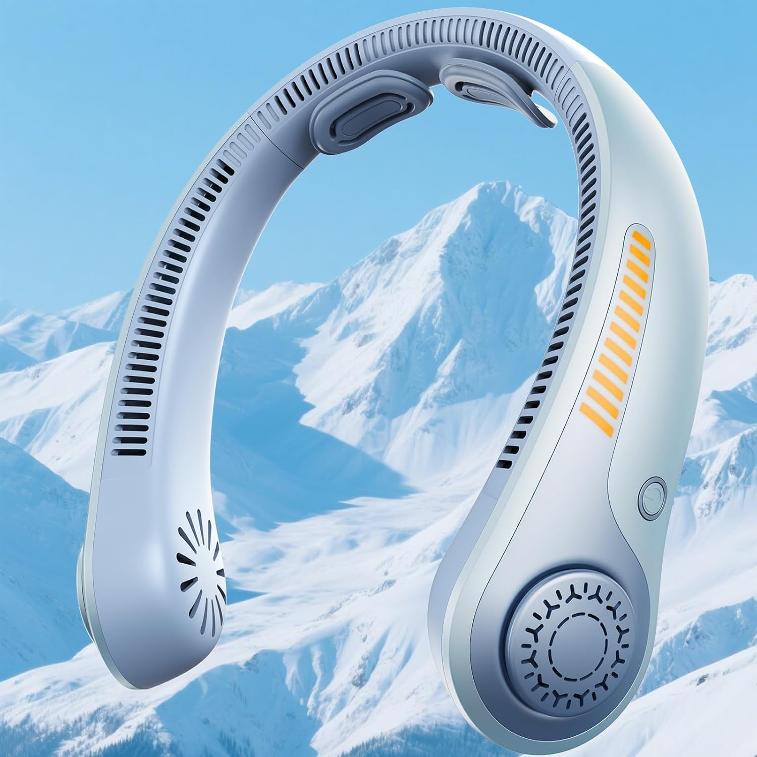 Portable Neck Fan - Neck Fans that Blow Cold Air Rechargeable, USB-C ...