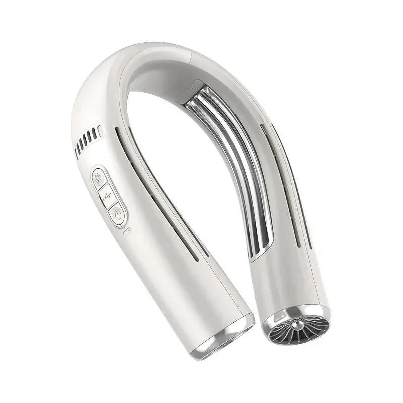 Portable Neck Fan New Neck Air Conditioner Rechargeable Semiconductor ...
