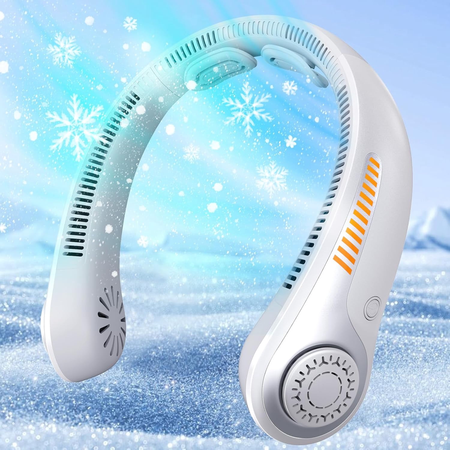 Portable Neck Fan - Rechargeable Personal Fan with Neck Support, 5 ...
