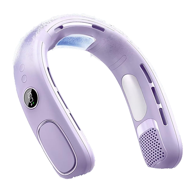Portable Neck Fan with Semiconductor Cooling Plate That Blow Cold Air ...