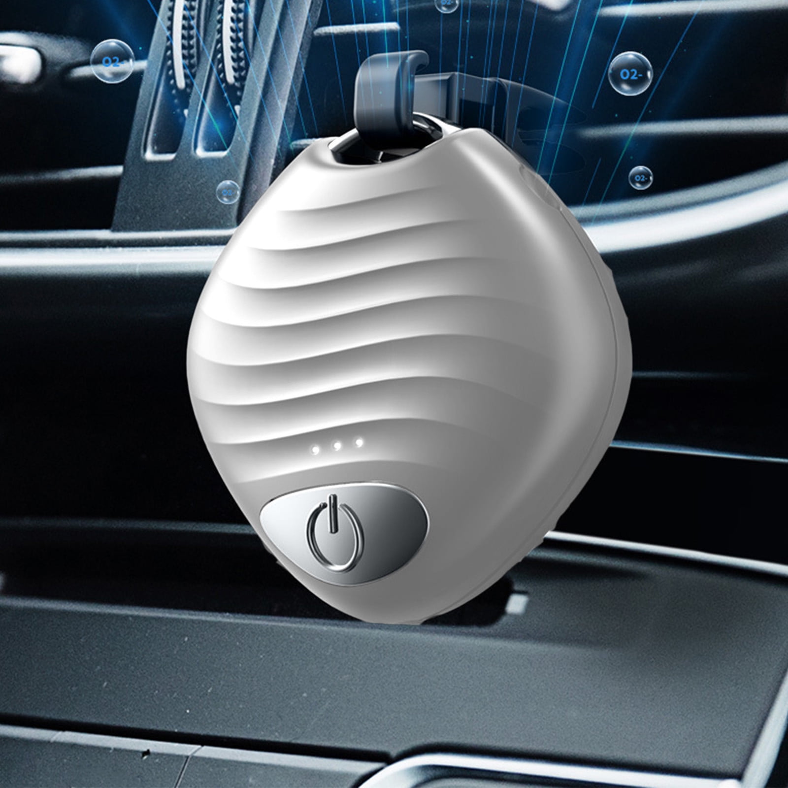 Portable Neck Hanging Purifier Necklace Negative Hydronium Clean Up Bad ...