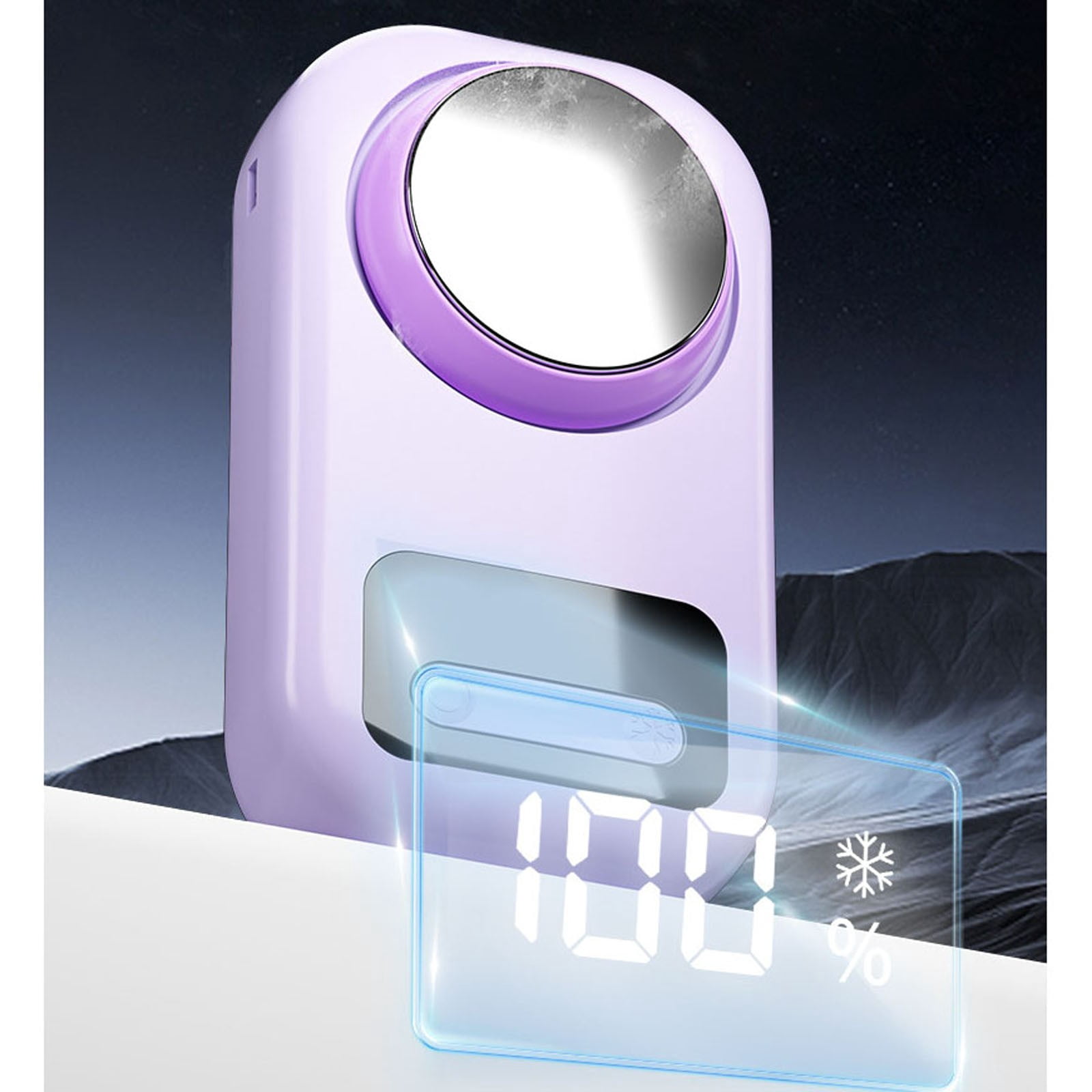 Portable Neck Mounted Waist Fan – Outdoor Hanging USB Fan Long Battery ...