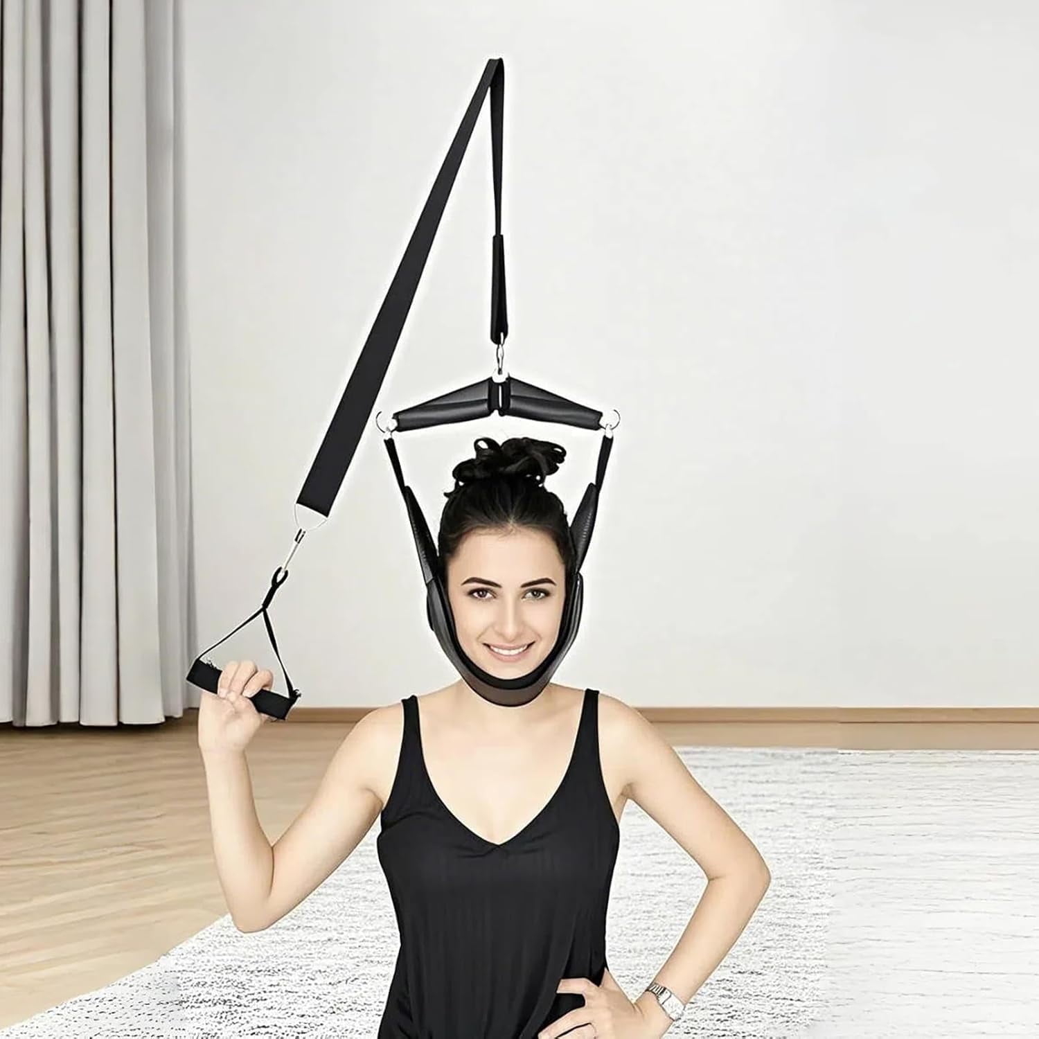 Ristpal Portable Neck Stretcher Hammock - Over Door Cervical Traction ...