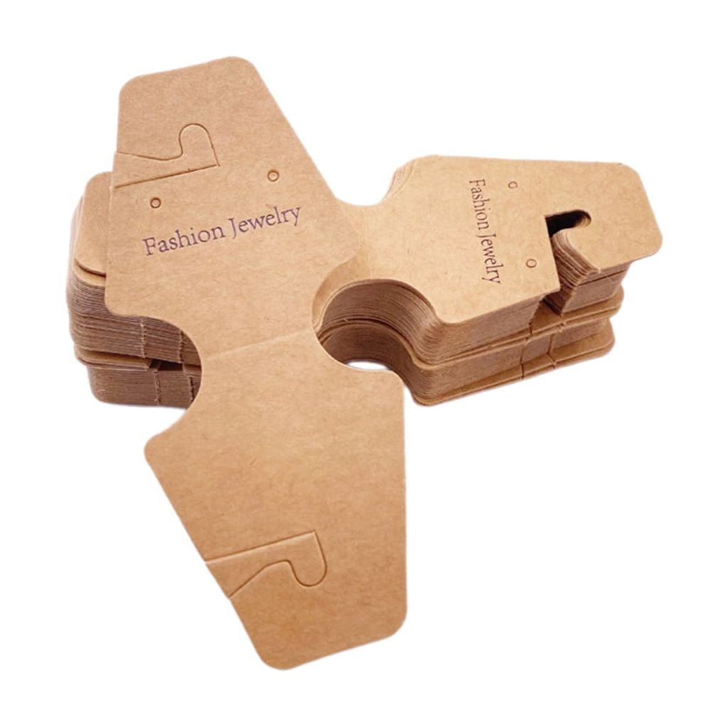 Portable Necklace Packaging Cardboard Practical Jewelry Adornment ...