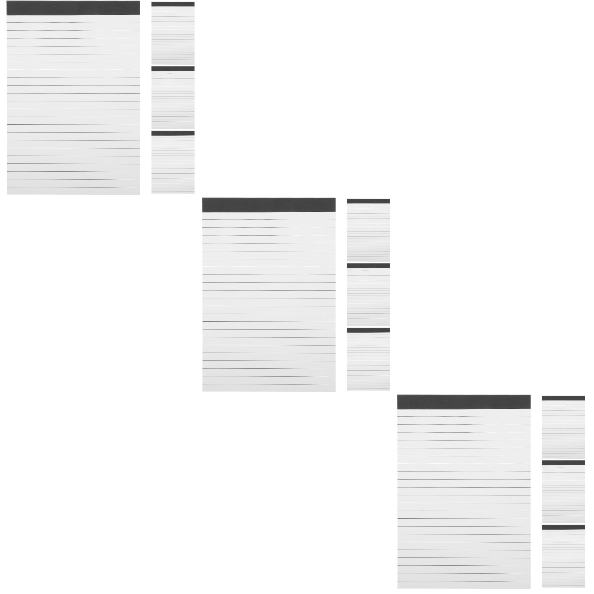 Portable Notepad to Do List Memo Paper Office Supplies Intelligent 12 ...