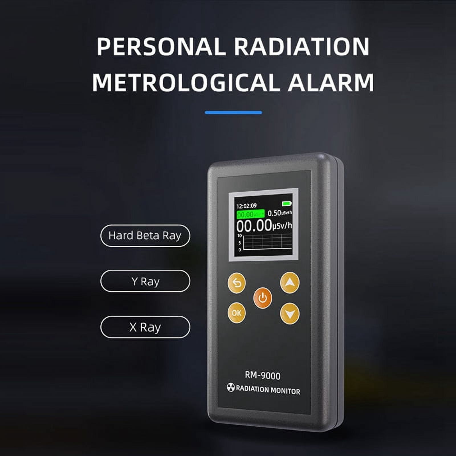 Portable Nuclear Radiation Detector Geiger Counter X γ β Ray Detecting ...