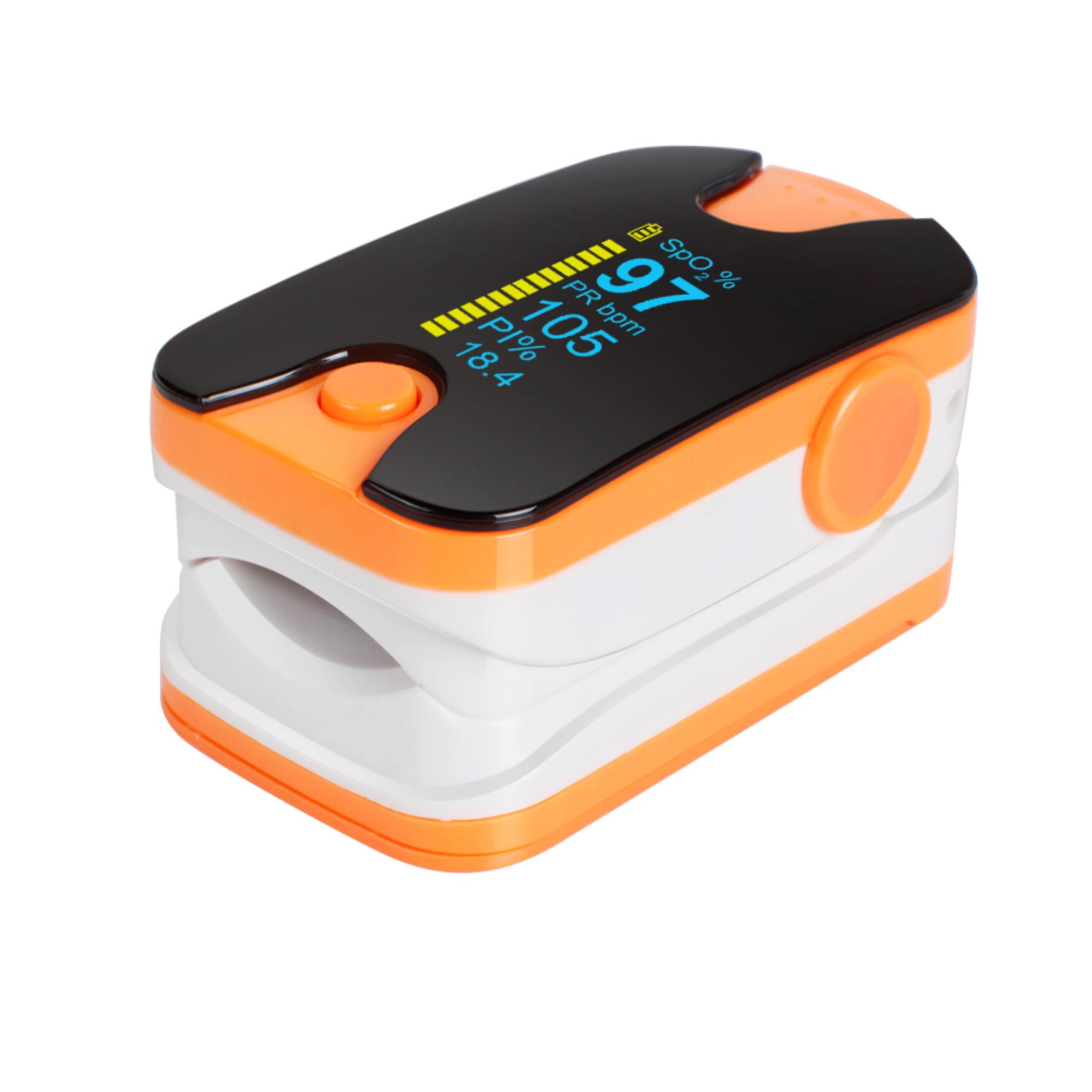 Portable OLED Finger Pulse Oximeter: 4 Parameter SPO2, PR, PI ...