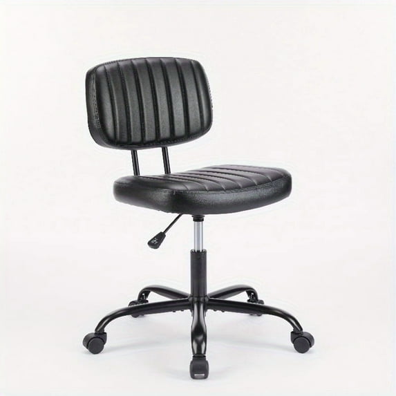 Portable Office Chair, 5-Wheel Swivel, Space-Saving, Smooth Glide ...