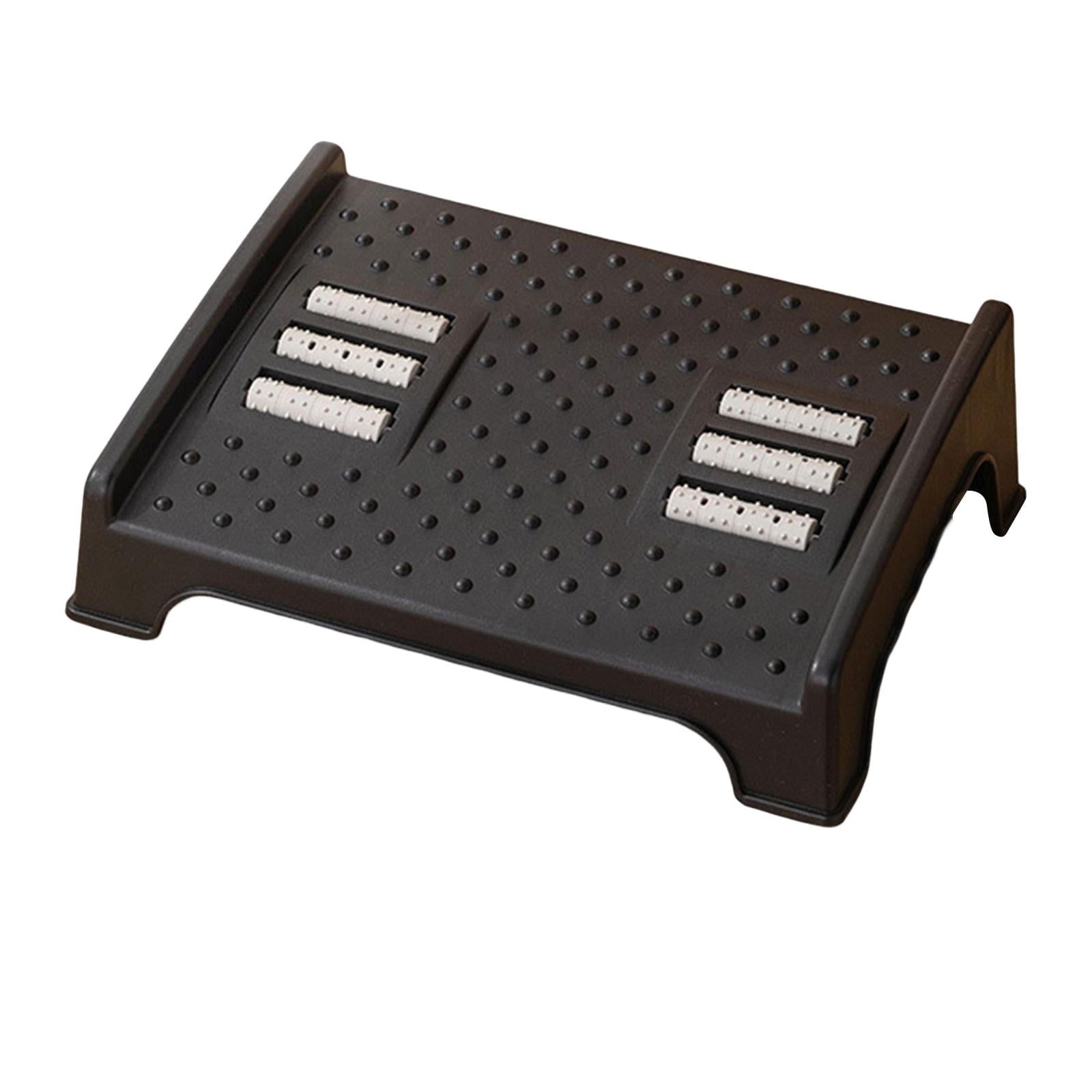 Portable Office Footrest with Surface Roller Slip Bottom Ergonomic ...