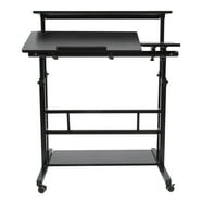 Loghot Rolling Desktop PC Stand, Adjustable Mobile CPU Stand with ...