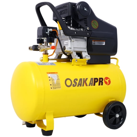 Portable Oil-Lubricated Air Compressor Tank Ultra Quiet Horizontal Tank ...