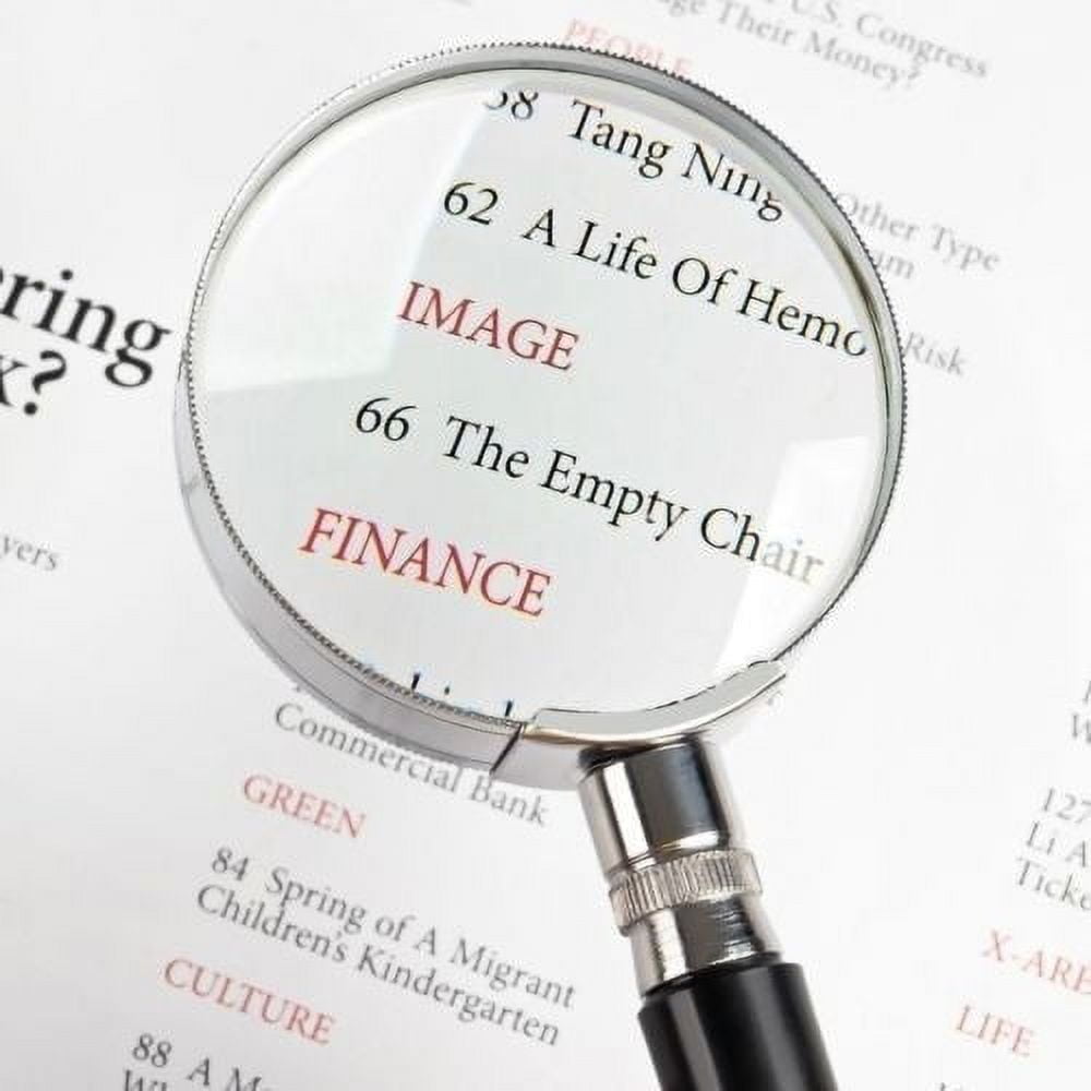 Portable Optical Magnifier Magnifying 50mm Glass Lens Handheld 10x ...