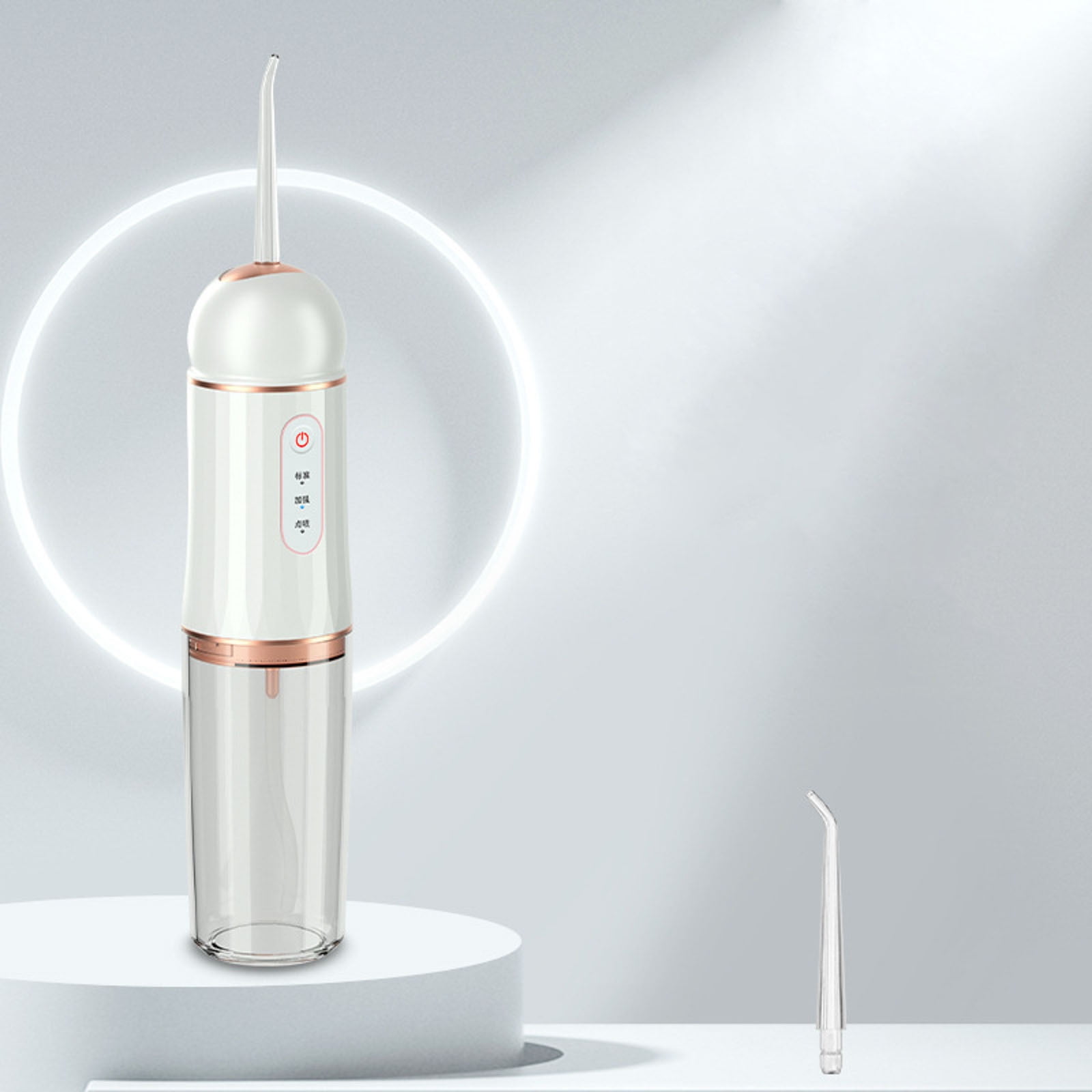 Portable Oral Irrigator Rechargeable Water Flosser Mini Teeth Cleaning ...