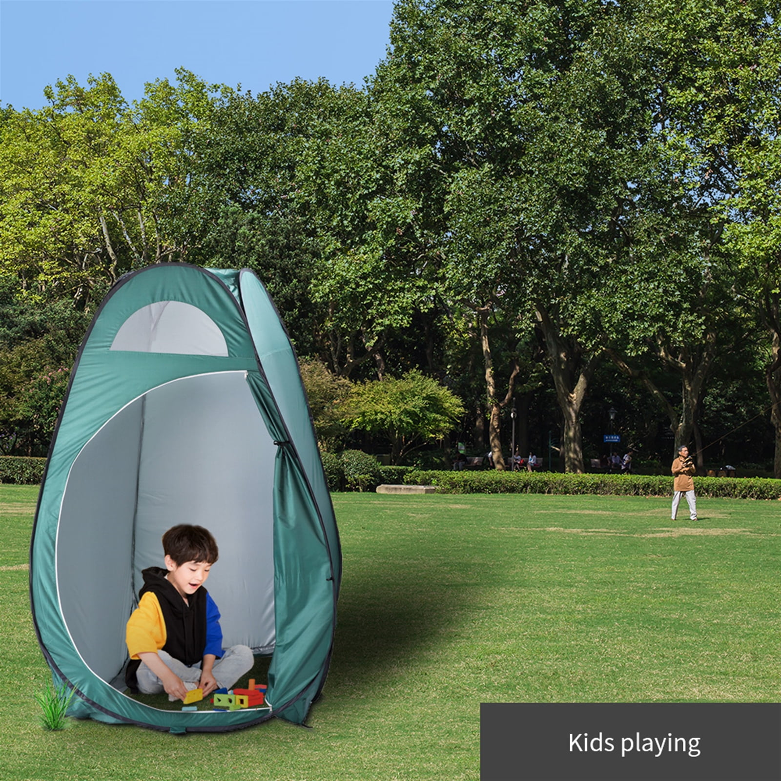 Portable Outdoor 1 Person Pop Up Tent, Camping Shower and Utility Tent ...