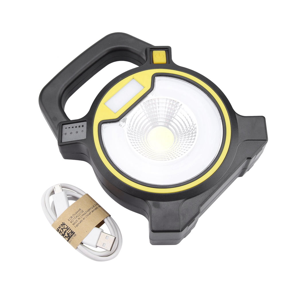 Portable, Outdoor Flood Light for Emergency Lighting Rechargeable COB ...