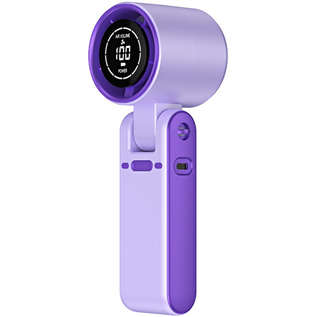 Portable Outdoor Handheld Fan 0-100 Speed Mini Cooling USB Rechargeable ...