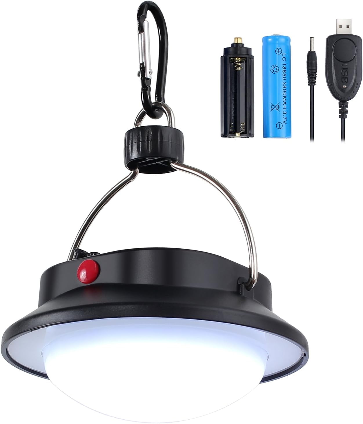 Portable Outdoor Lantern, Battery Operated Camping Light With ...