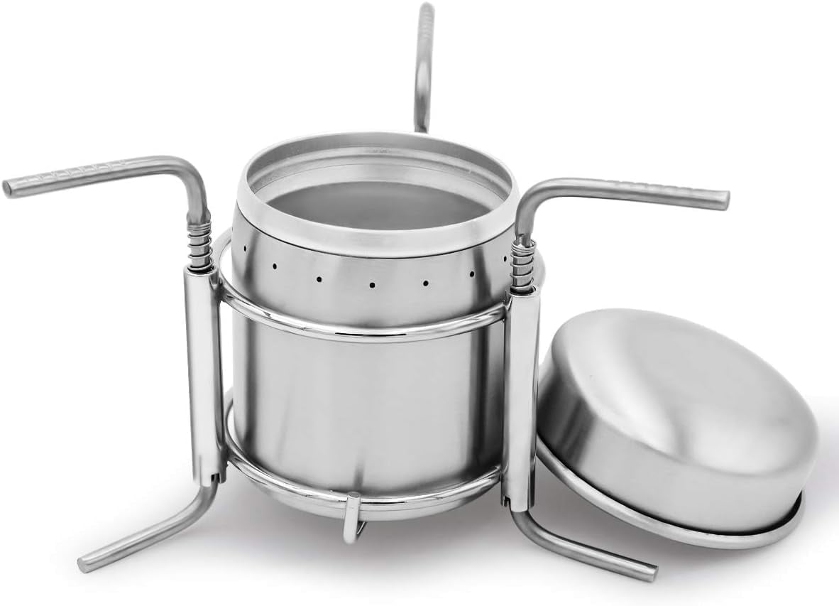 Portable Outdoor Mini Stainless Steel Ultralight Liquid Alcohol Stove ...