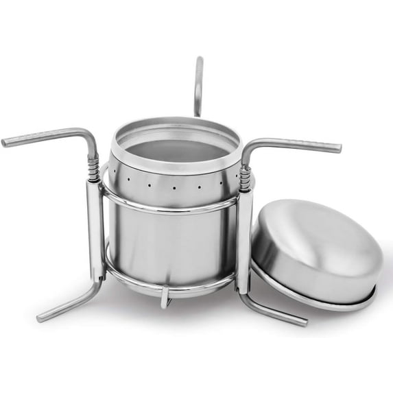 Portable Outdoor Mini Stainless Steel Ultralight Liquid Alcohol Stove ...