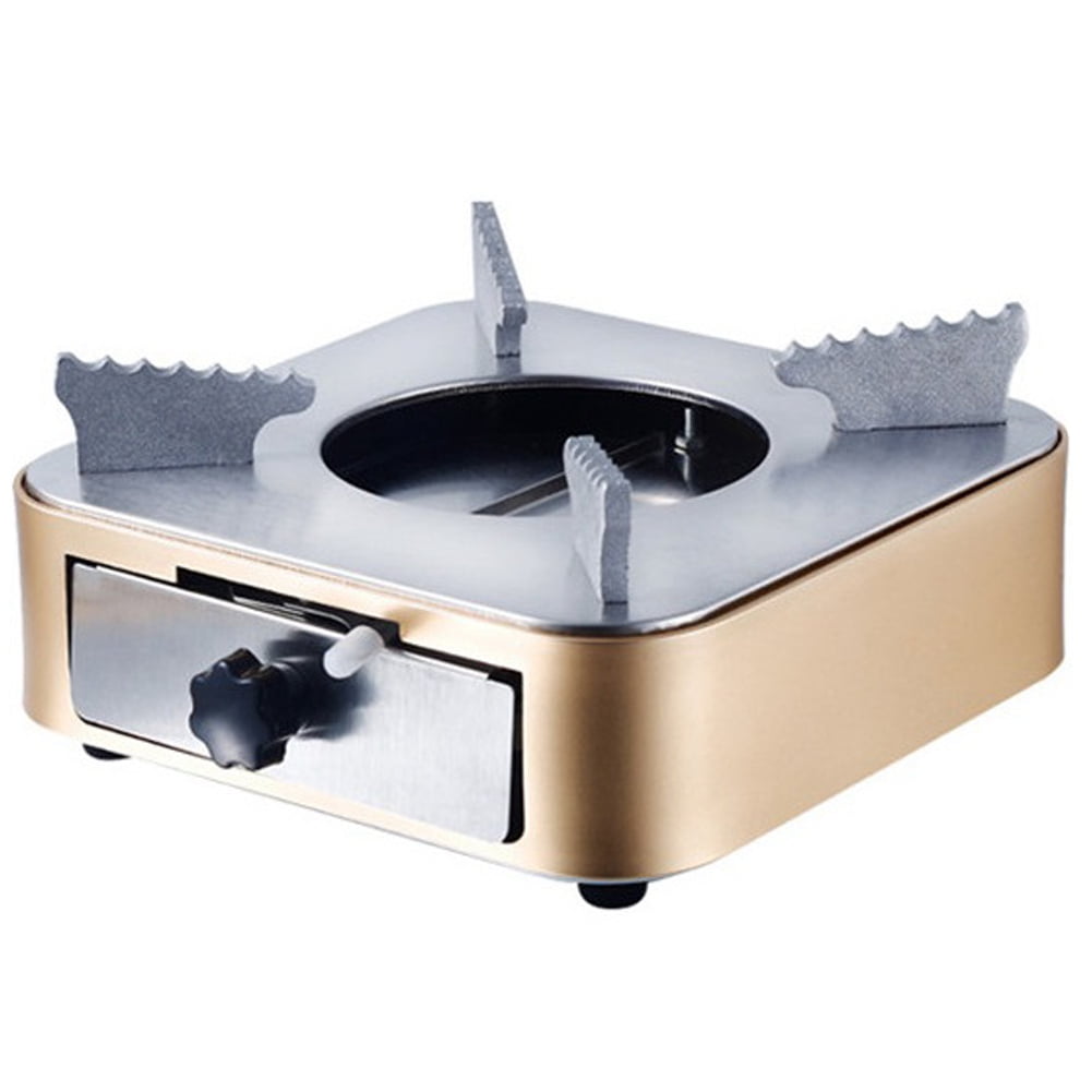 Portable Outdoor Stainless Steel Solid Liquid Fuel Stove Desktop Drawer ...