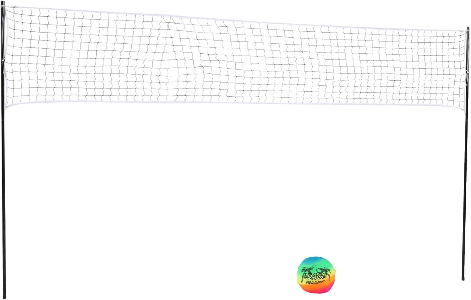 Portable Outdoor Volleyball Net Set, Professional Volleyball Set with ...
