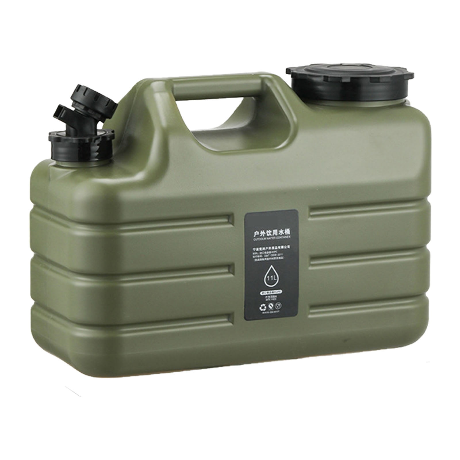 Portable Outdoor Water Storage Container Green/Khaki/Black PE Water ...