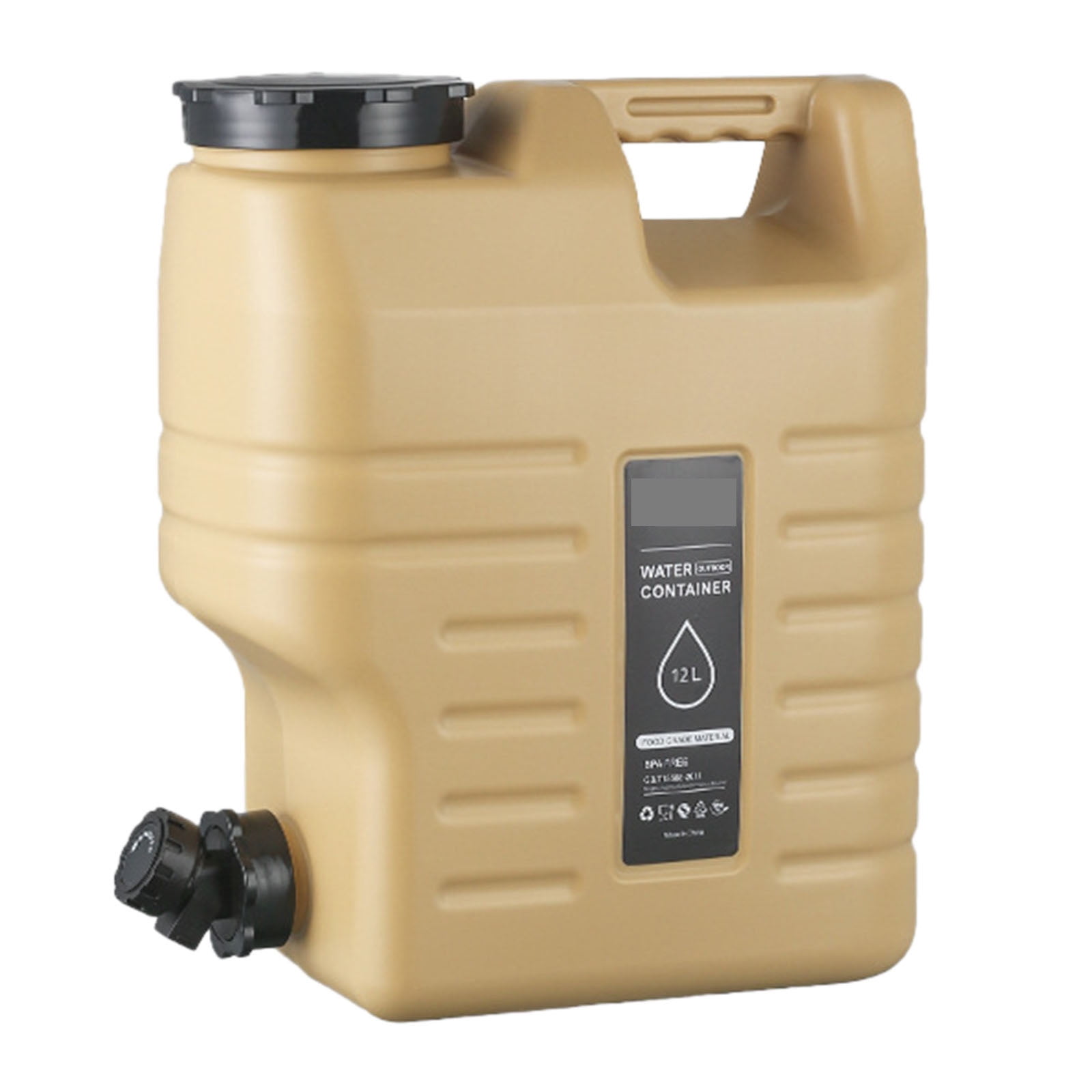 Portable Outdoor Water Storage Container Green/Khaki/Black PE Water ...