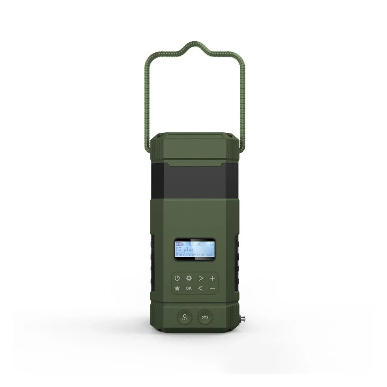 Portable Outdoor Waterproof Hand Crank Speaker SOS Dynamo Radio Solar ...