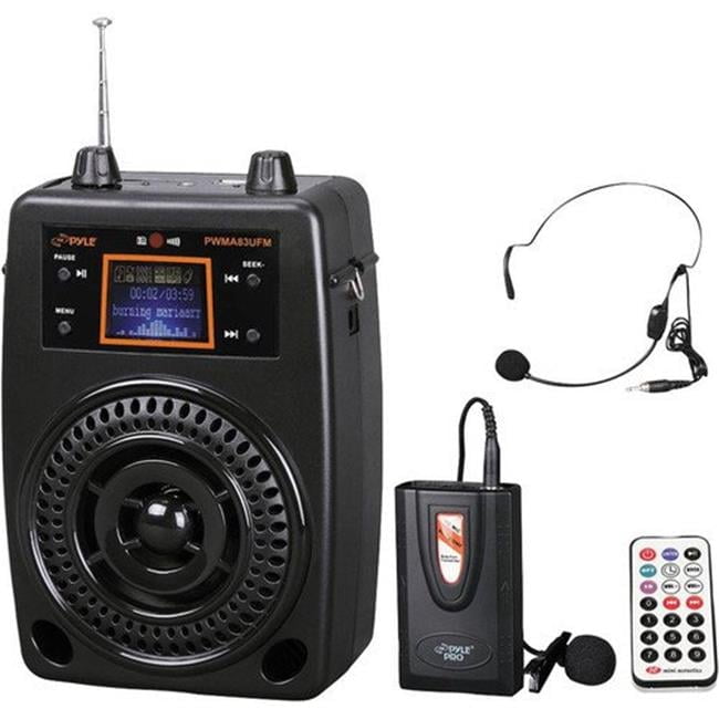 Portable PA Speaker System, Microphone & Music Player, FM Radio ...