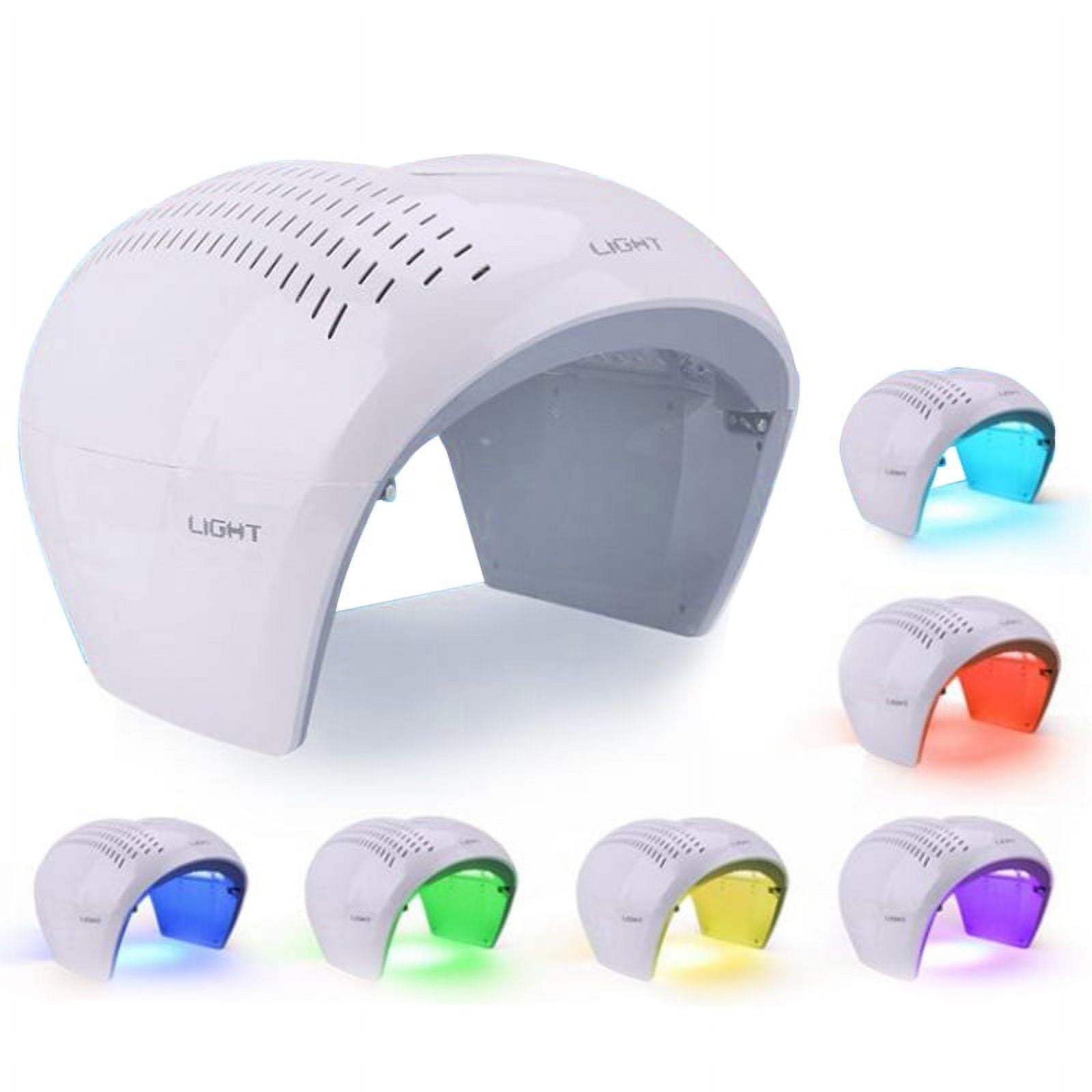 Portable PDT LED 7 Colors Led Face Mask Light Phototherapy Lamp Machine ...