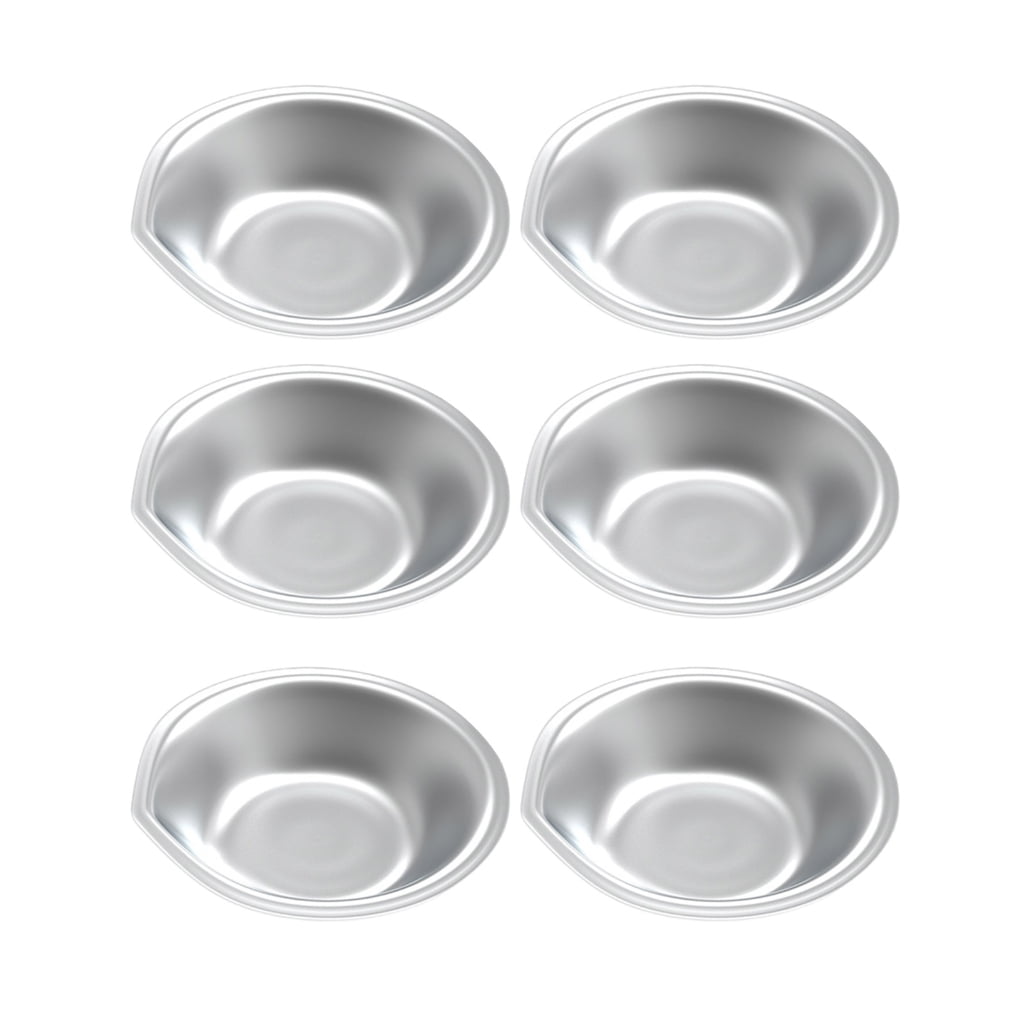 Portable Pack Of 6 Stainless Steel Paint Palettes Mixing Trays Suitable ...
