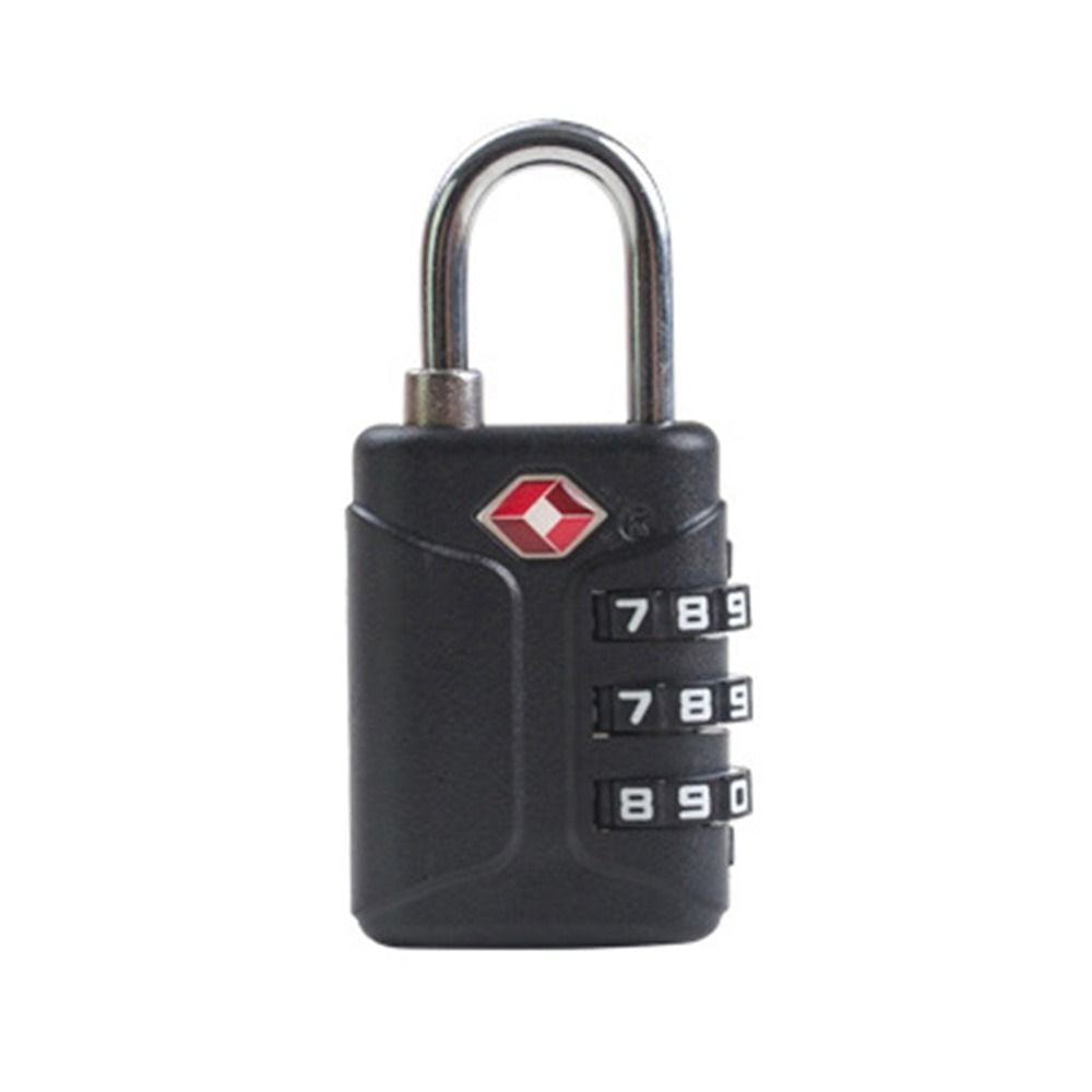 Portable Padlock Security Tool TSA Customs Password Lock 3 Digit ...