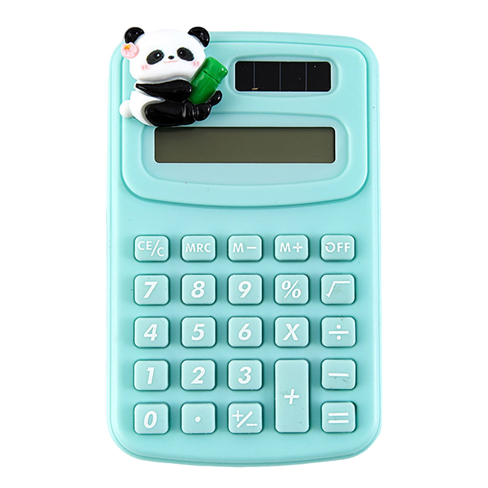Portable Panda Calculator Plastic Rubber Buttons Small Lightweight Mini ...