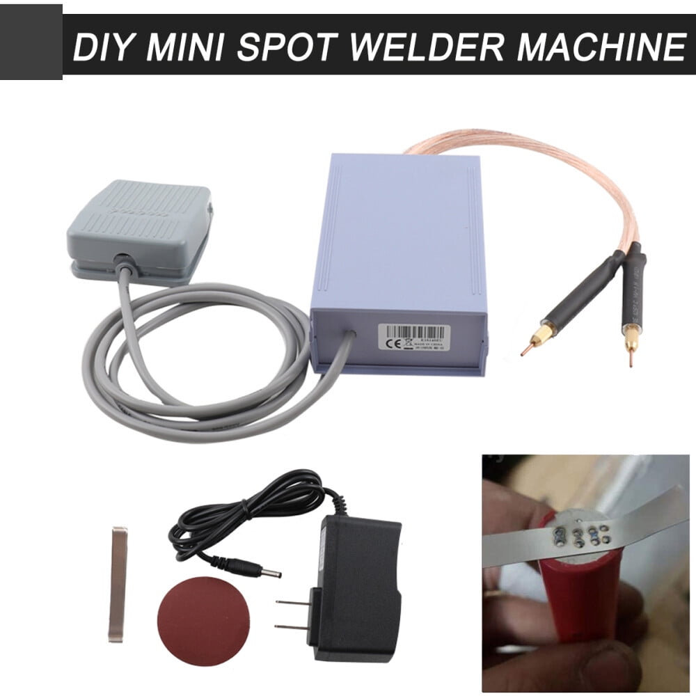 Portable Pedal Spot Welder Machine 18650 Battery Welding Tool Set 110V ...