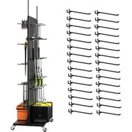 Counter Pegboard Spinner Rack, Magnetic, 28"H (White Steel) (MD4PCTWH ...