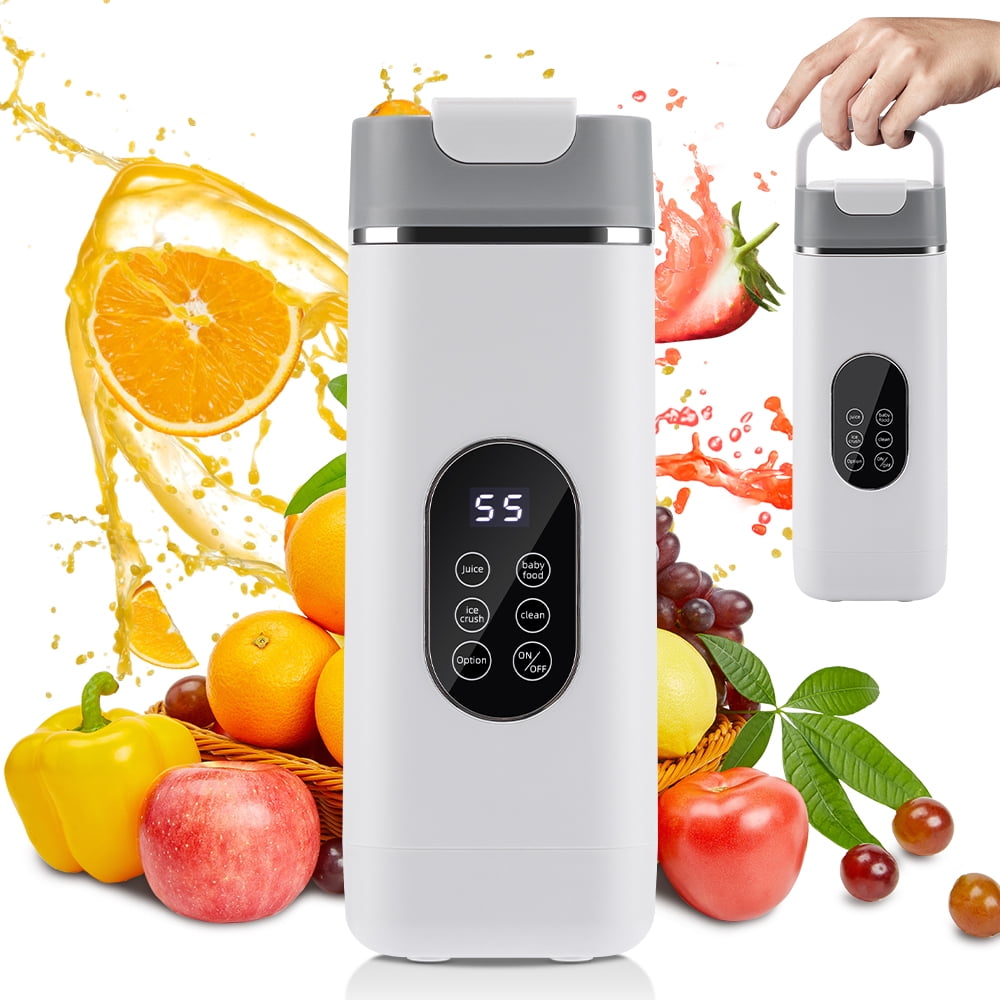 Portable Personal Blender, 15 OZ/500 ML USB Rechargeable Personal Size Blenders, Mini Juicer ...