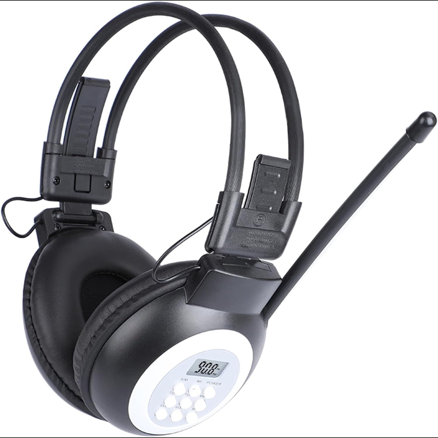 Portable Personal Fm Radio Headphones, Wireless Fm Headset Ear Muffs ...