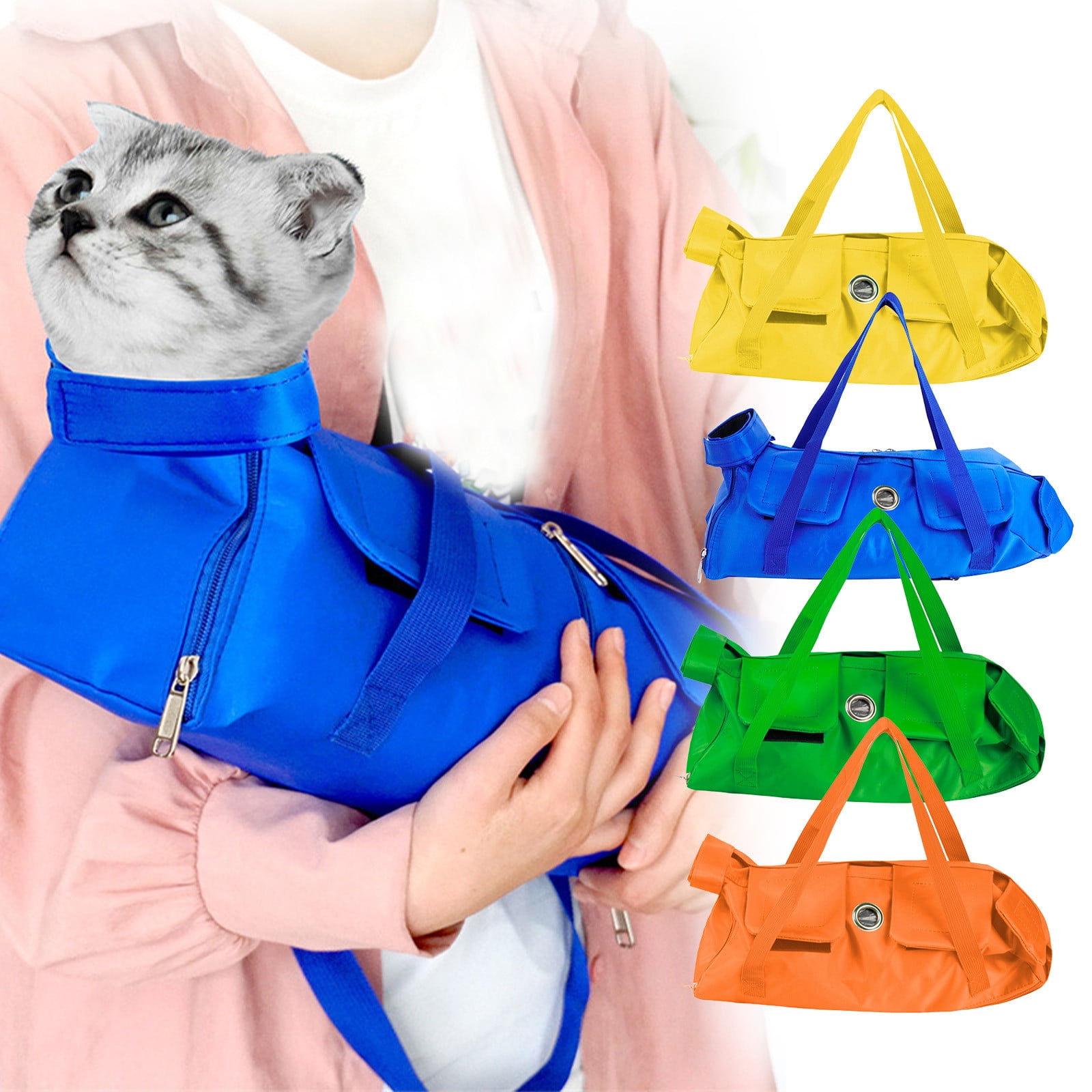 Portable Pet Carrier Bag Foldable Shoulder Bag for Small Dogs Cats ...