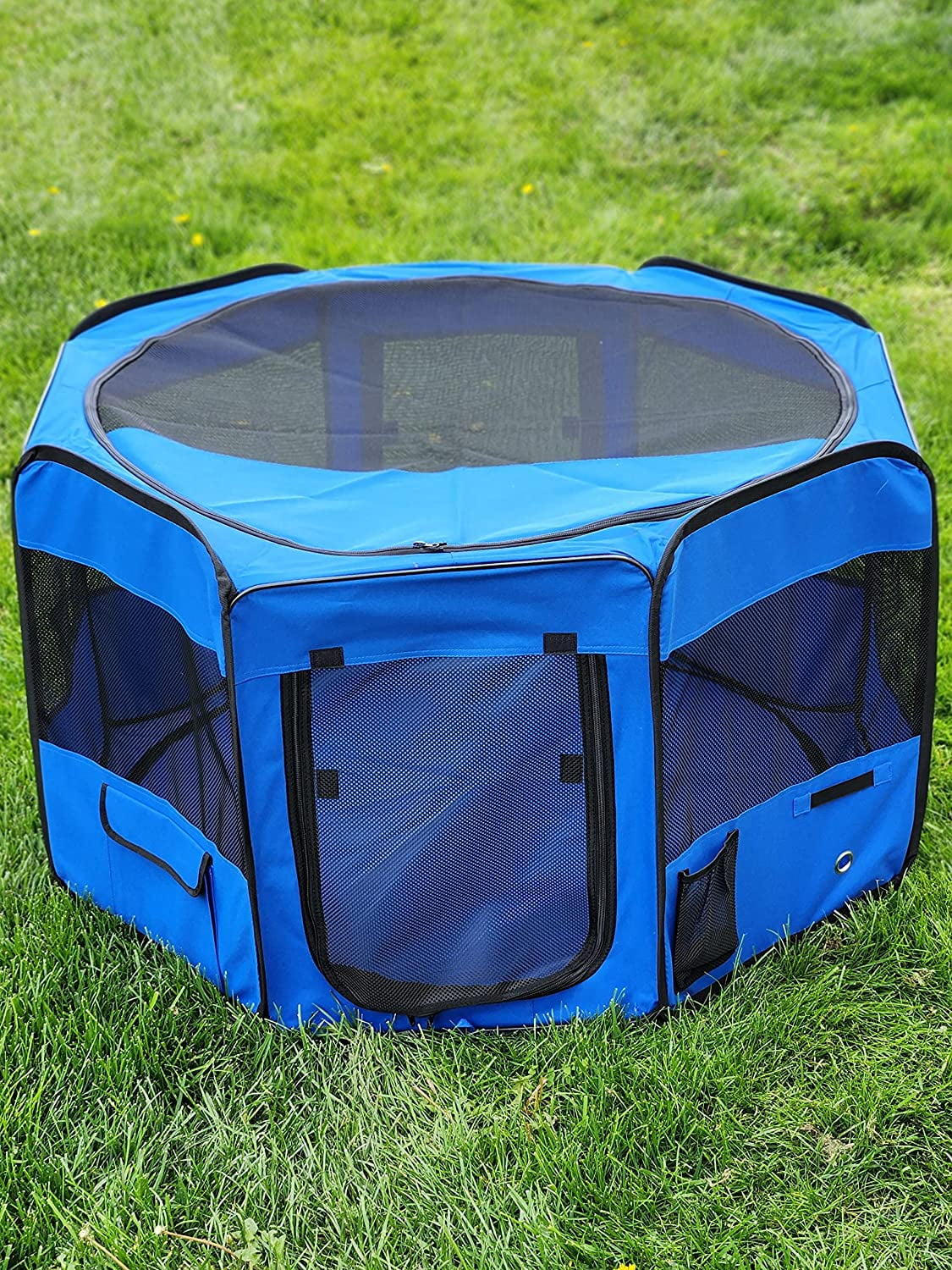 Portable Pet Playpen 45 * 45 * 22" Premium Large Size Puppy Kennel ...