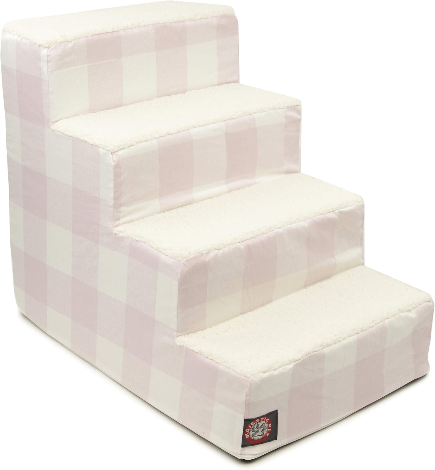 Portable Pet Stairs | Soft Sherpa Steps Foam Feeling | Steps for Dogs ...