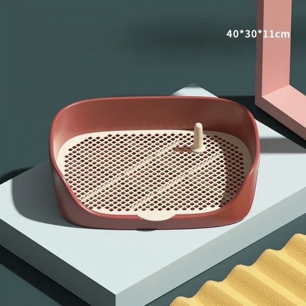 Portable Pet Toliet Training Plastic with Pillar Toilet Mat Training ...