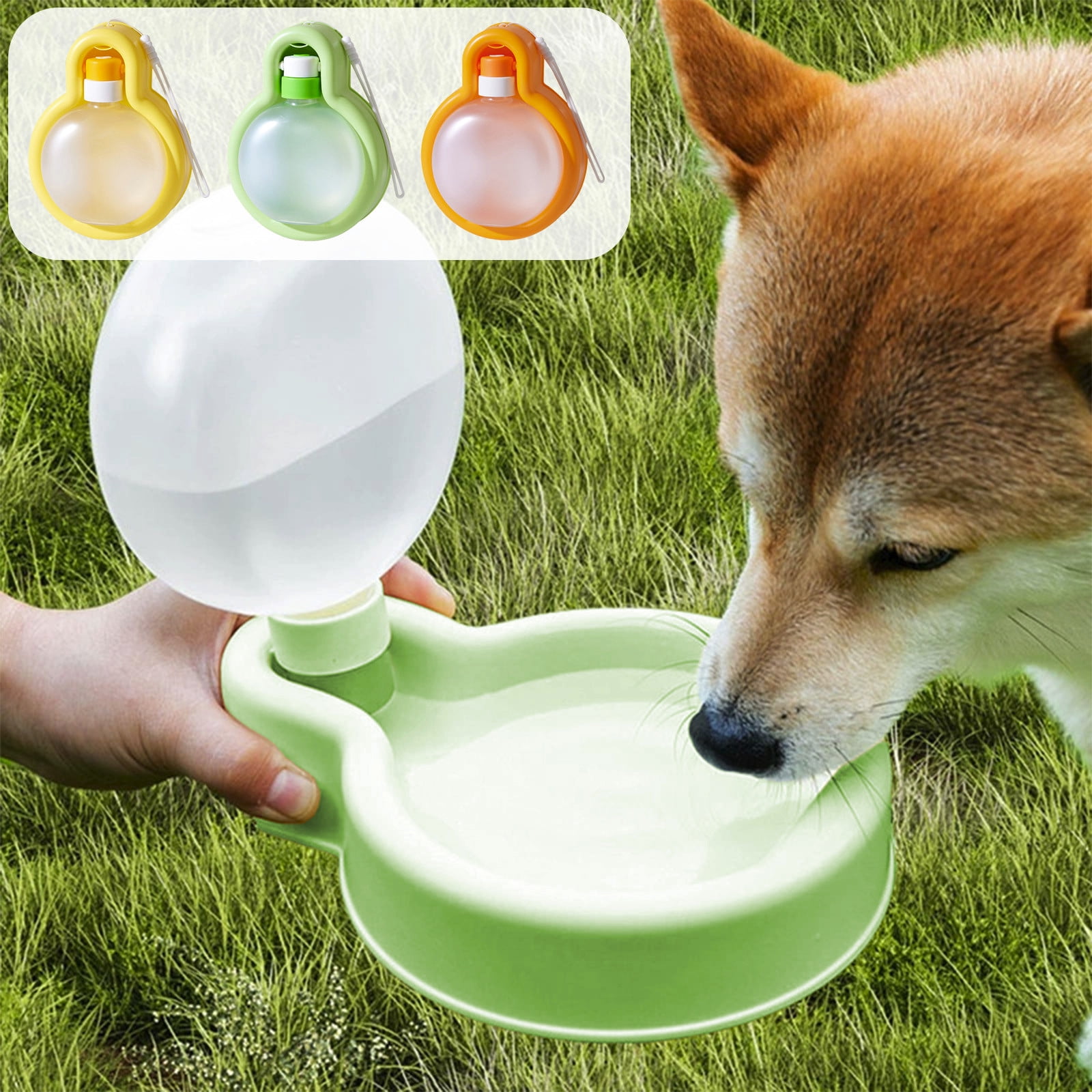 Portable Pet Water Bottle with Leak-Proof Bowl for Dogs and Cats ...