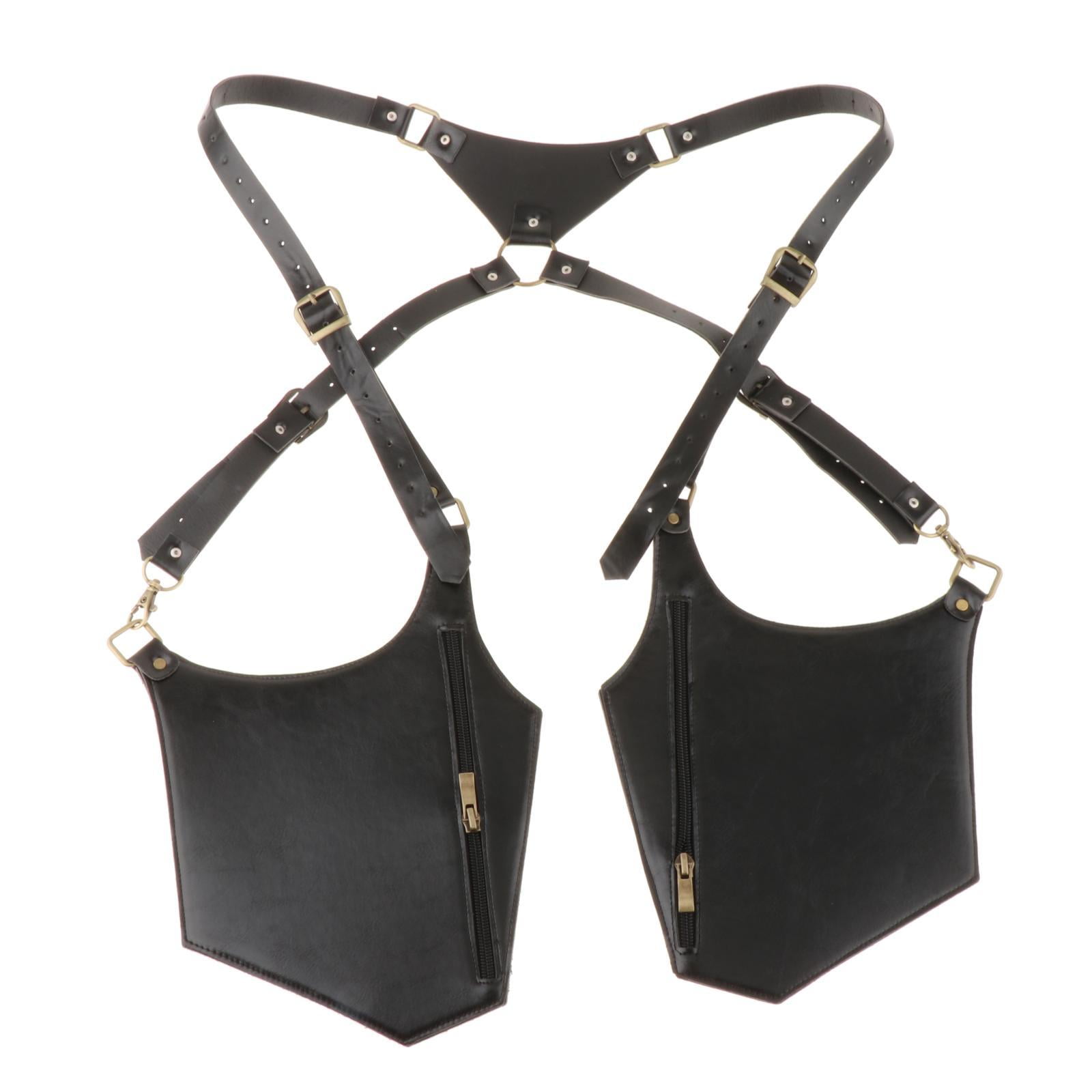 Portable Ph Shoulder Pouch Purse Pack Case Backpack Double Storage PU ...