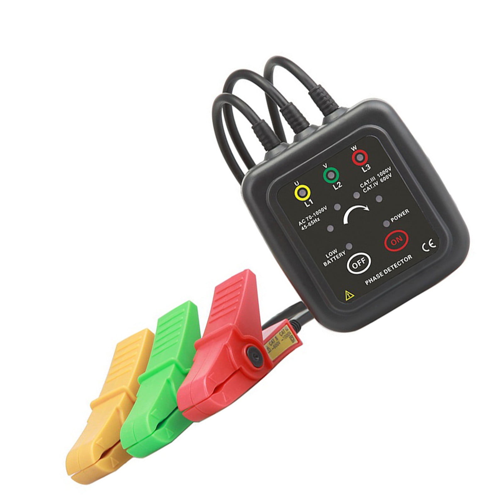 Portable Phase Rotation Diagnosis Meter None Contact Design Suitable ...