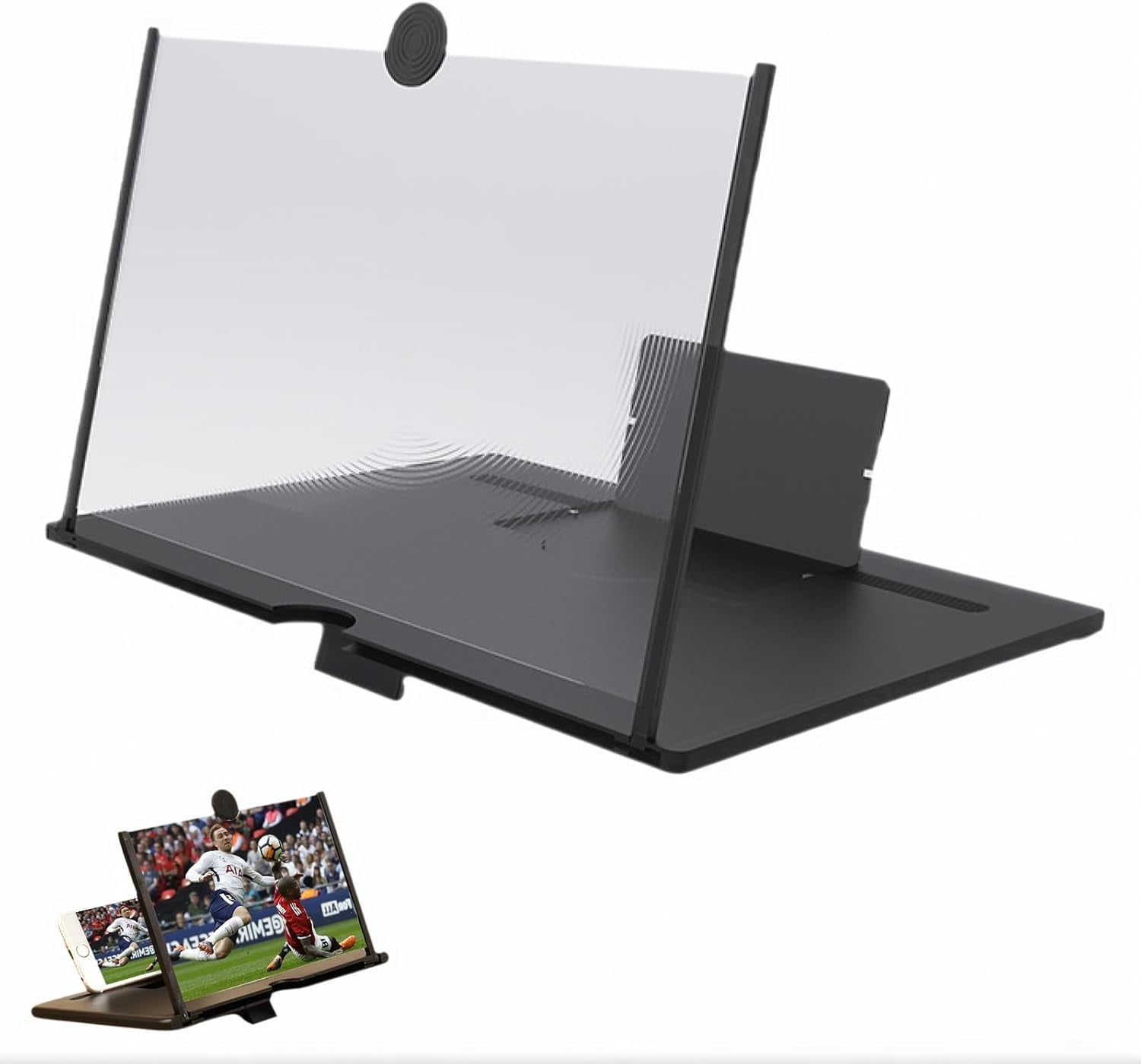 Portable Phone Screen Amplifier with Stand HD Big Screen Magnifier for ...